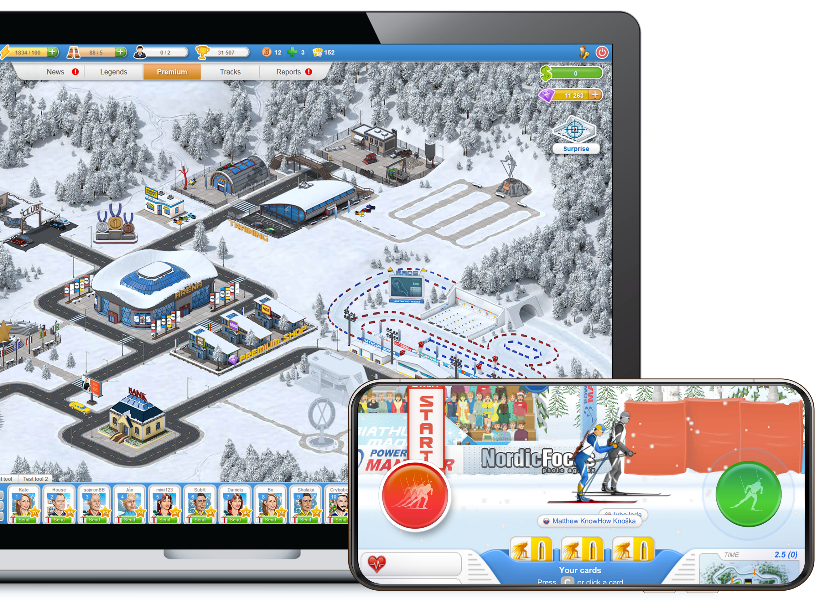 Biathlon Mania | Games | PowerPlay Studio